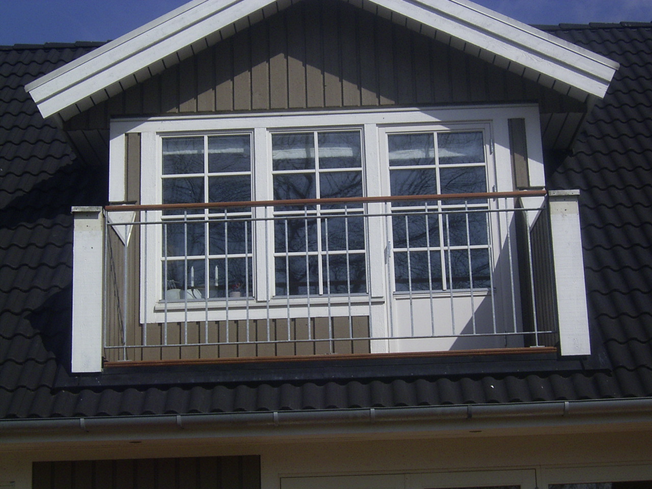 Galvaniseret gelænder altan - Altaner