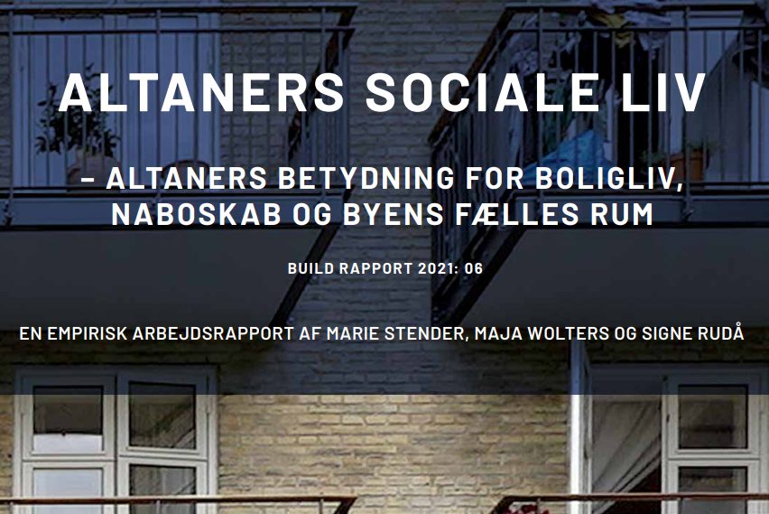 Altaners Sociale Liv - Altaner